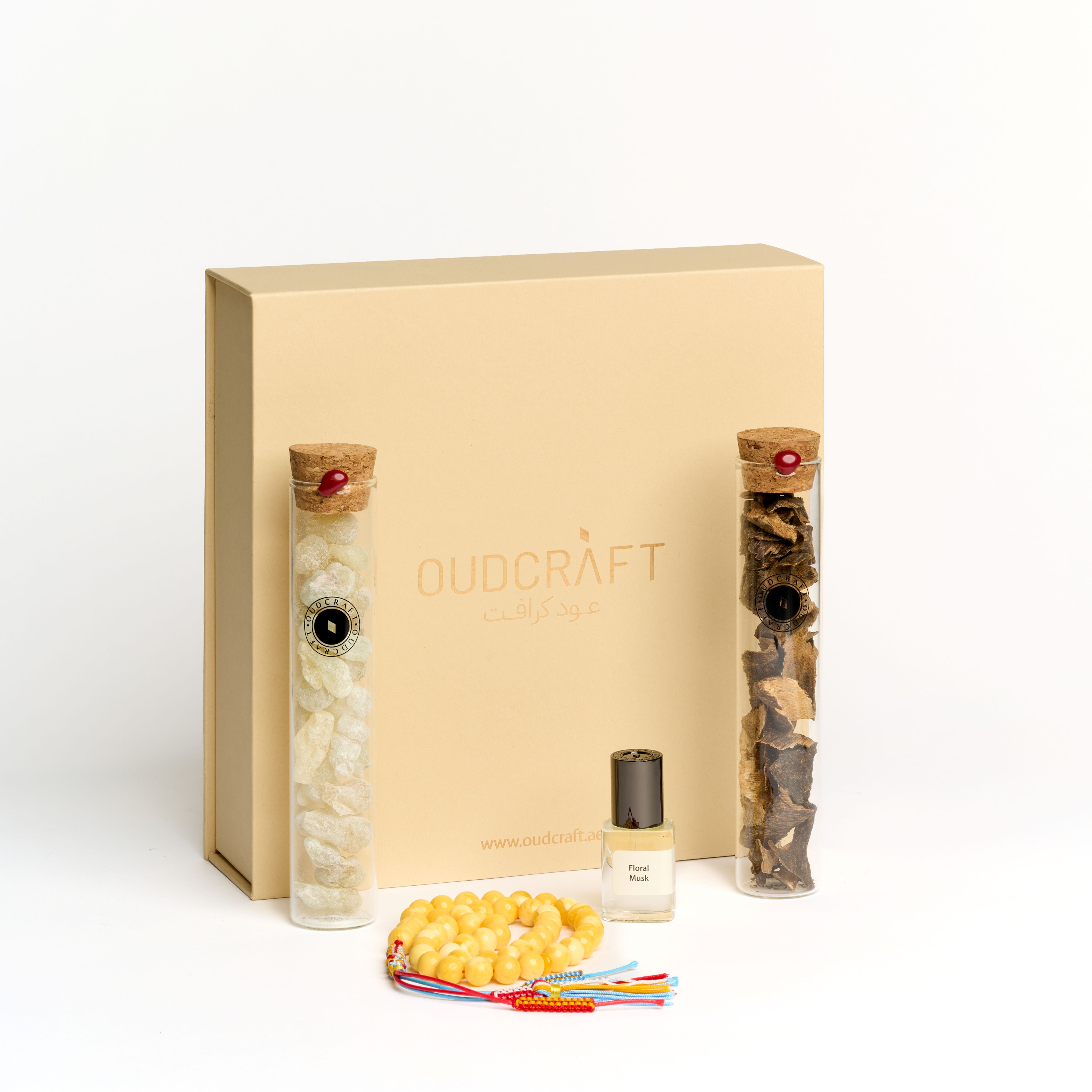 ASSIL B Oud Gift | Frankincense, Oud and Musk oil Set with Rosary | Box ...